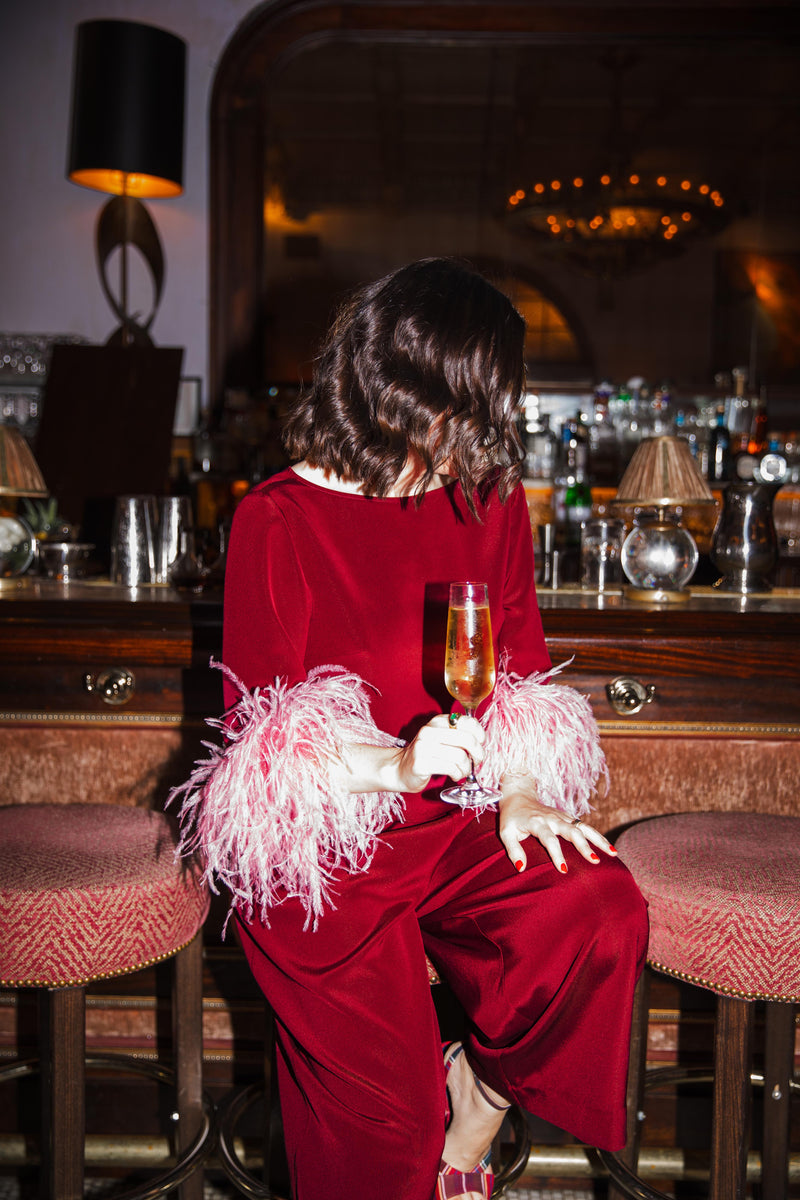 mae x val coco top in bordeaux – MAE NEW YORK